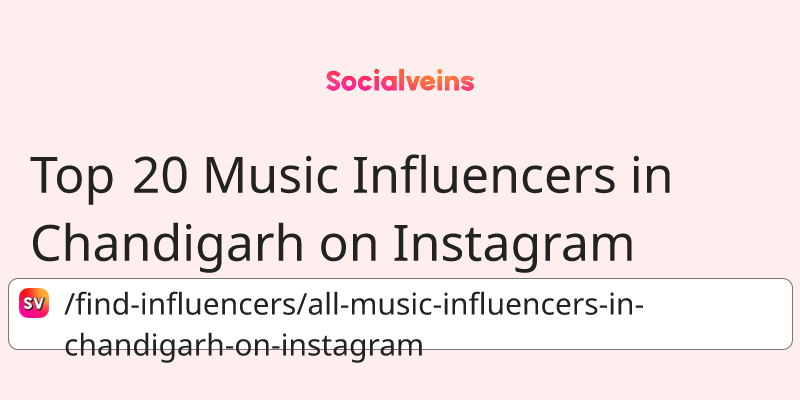 Top 20 Music Influencers in Chandigarh on Instagram | Socialveins